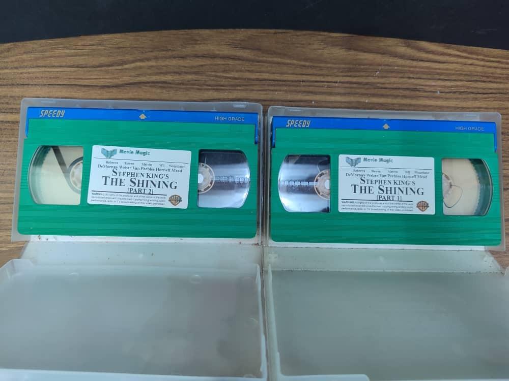Stephen King's The Shining 1997 TV series VHS tape, Hobbies & Toys ...