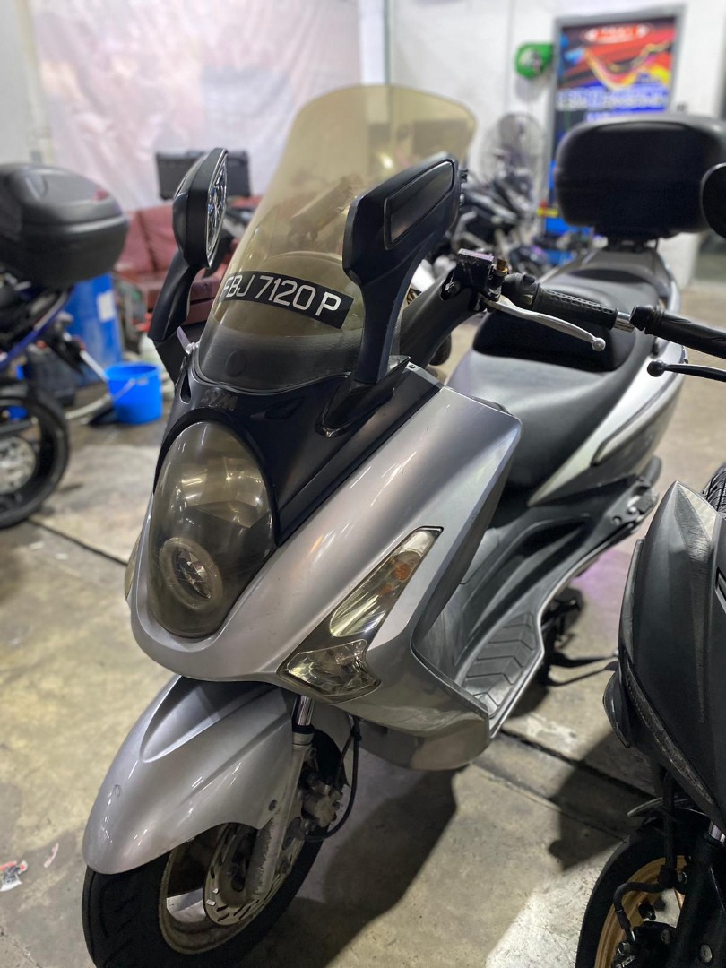 SYM GTS200 USED, Motorcycles, Motorcycles for Sale, Class 2B on Carousell