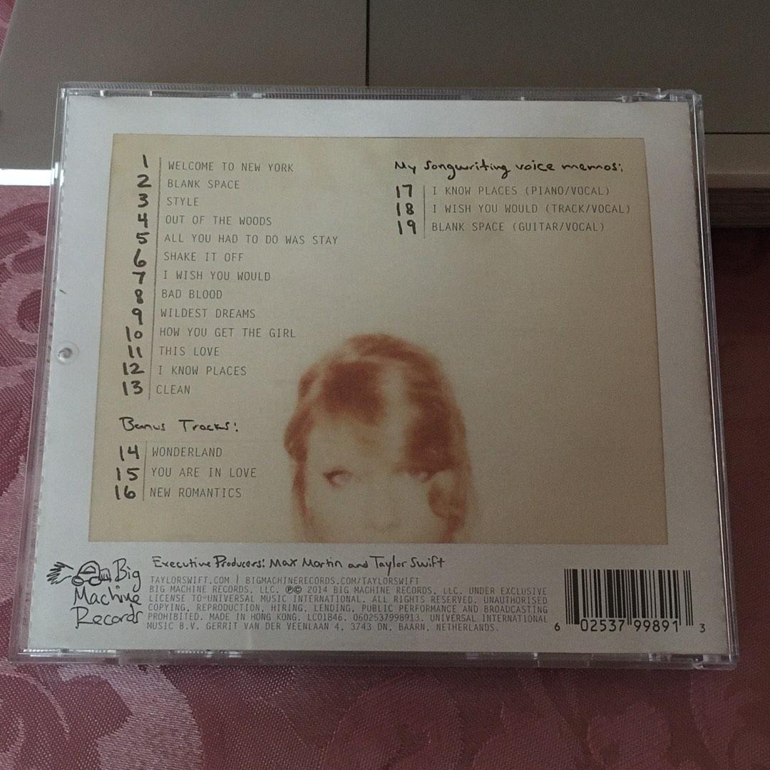 Taylor Swift 1989 Deluxe Edition album, Hobbies & Toys, Music & Media ...
