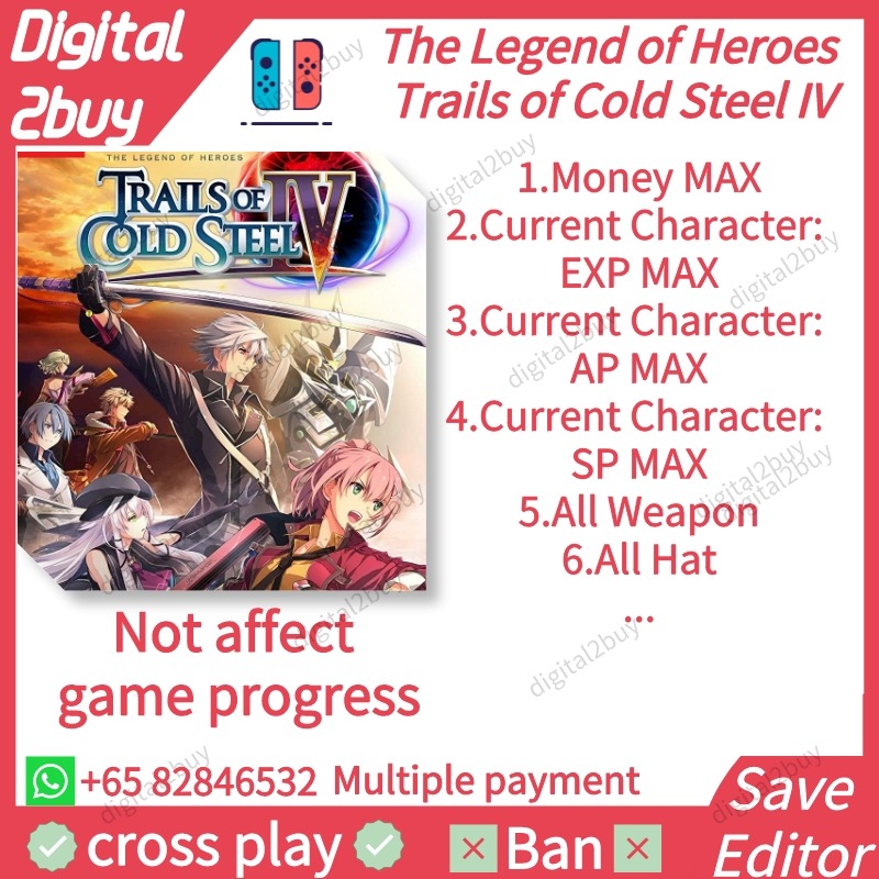 The Legend of Heroes Trails of Cold Steel IV Save Editor TOCS4 Save ModdingThe Legend of Heroes ...