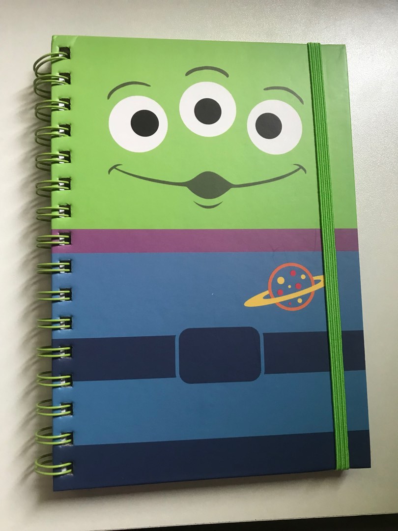 Toy Story Alien Notebook with stickers, Hobbies & Toys, Stationary ...