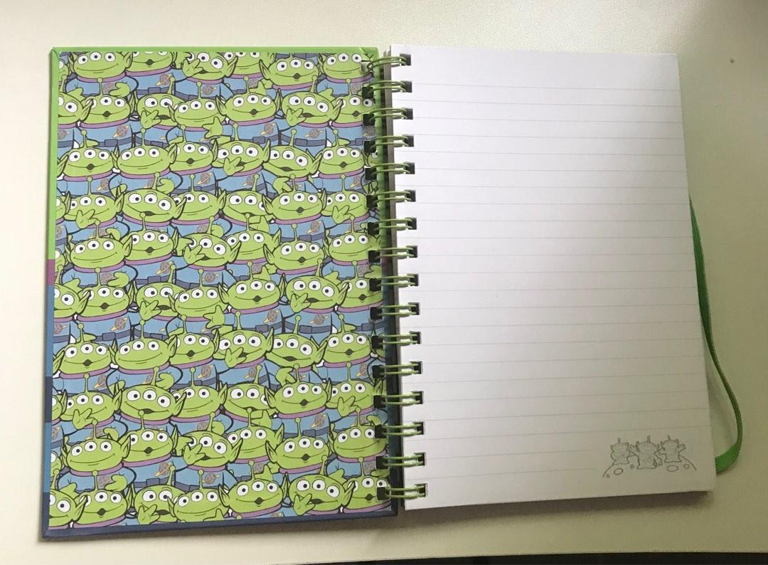 Toy Story Alien Notebook with stickers, Hobbies & Toys, Stationary ...