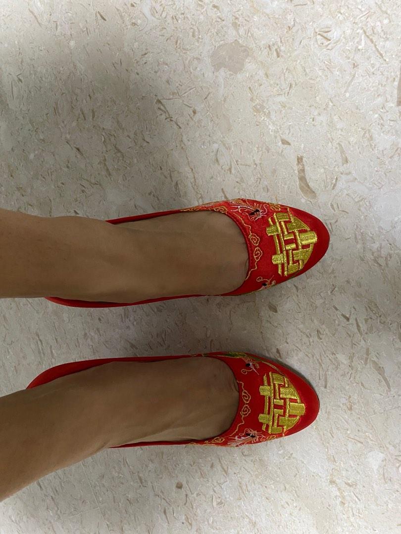 Traditional Chinese Heels, Women's Fashion, Footwear, Heels on Carousell