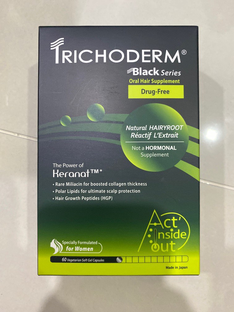 Trichoderm hair loss oral supplement, Health & Nutrition, Health ...