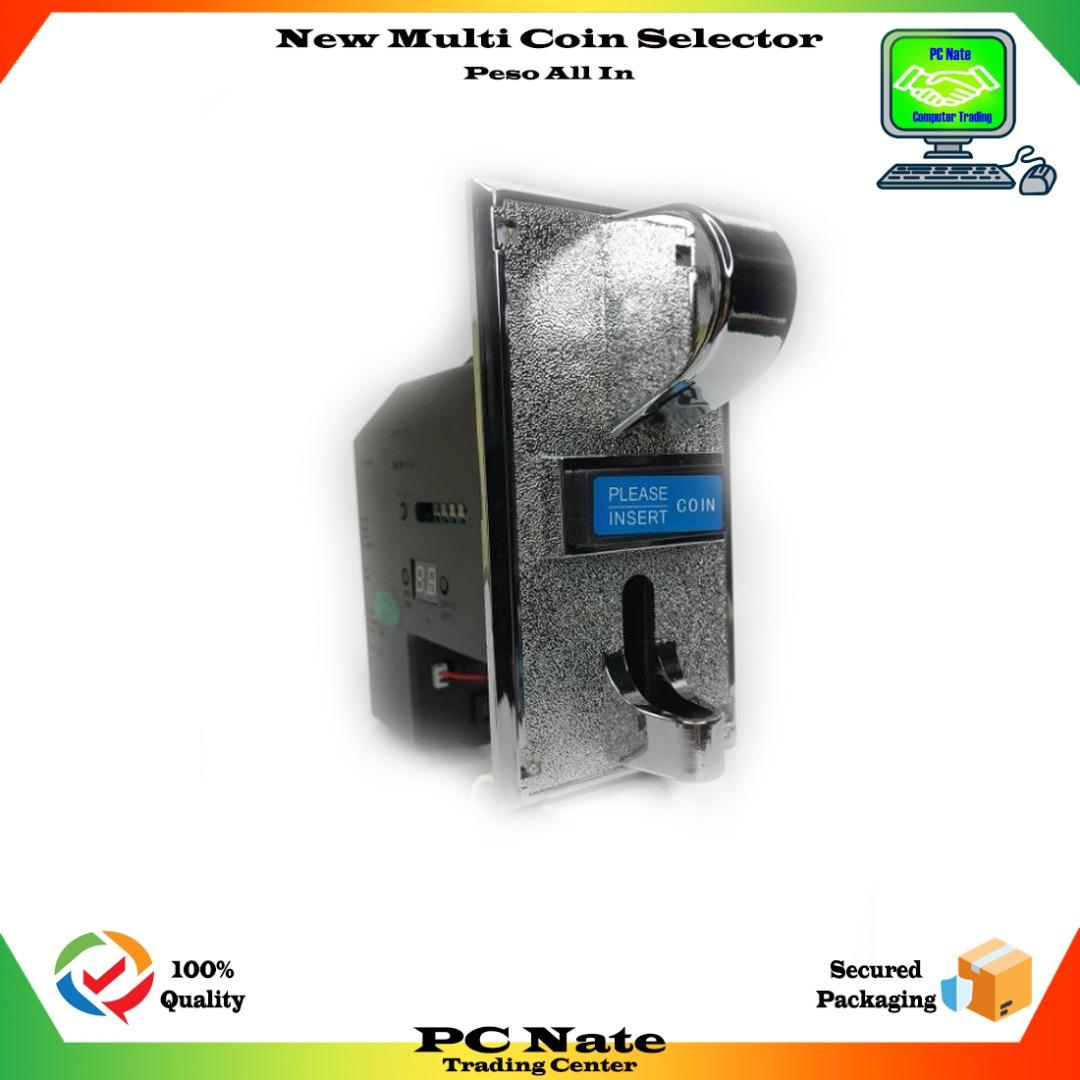 UNIVERSAL COINSLOT, New MULTI COIN ACCEPTOR, ACCEPTS OLD AND NEW COINS ...