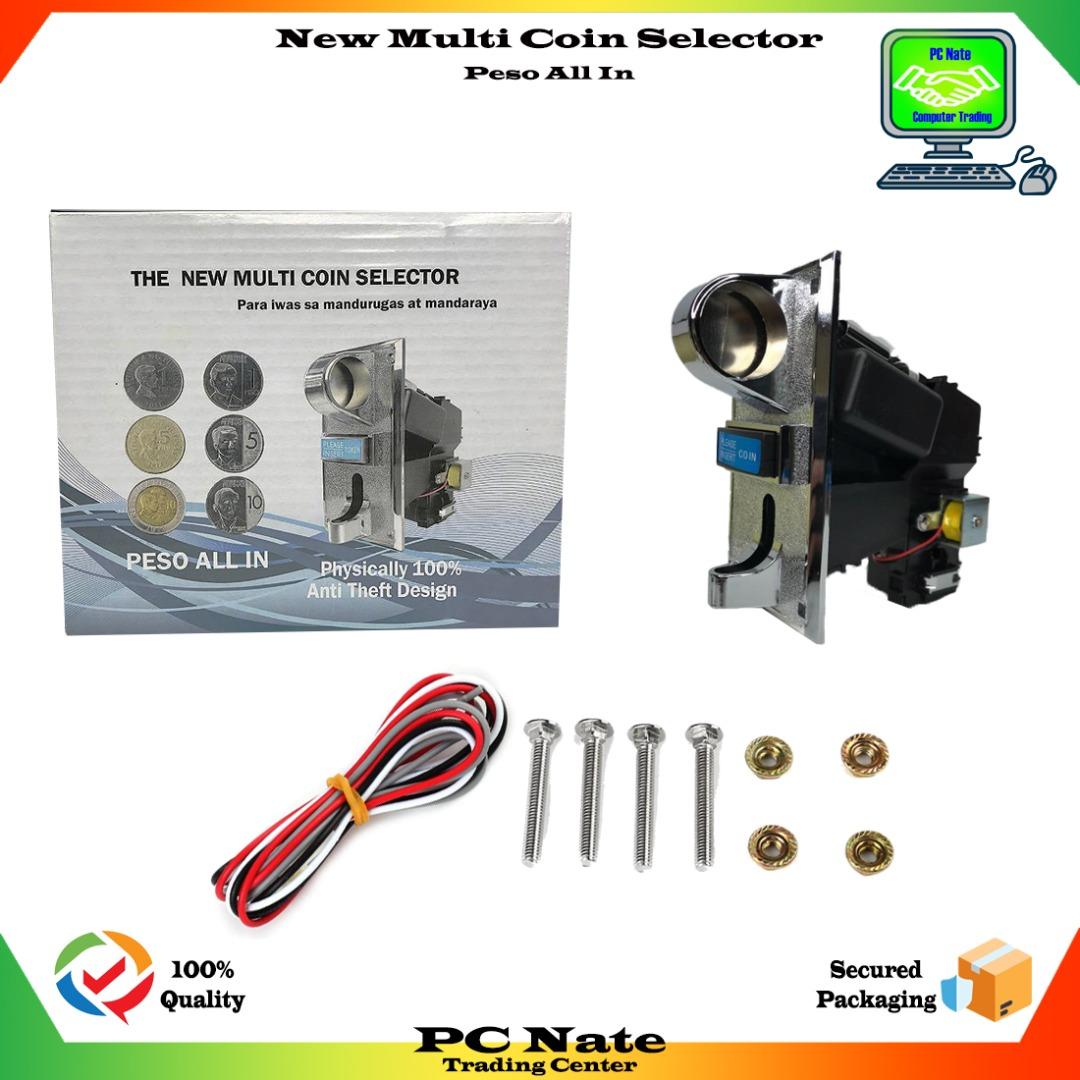 UNIVERSAL COINSLOT, New MULTI COIN ACCEPTOR, ACCEPTS OLD AND NEW COINS ...