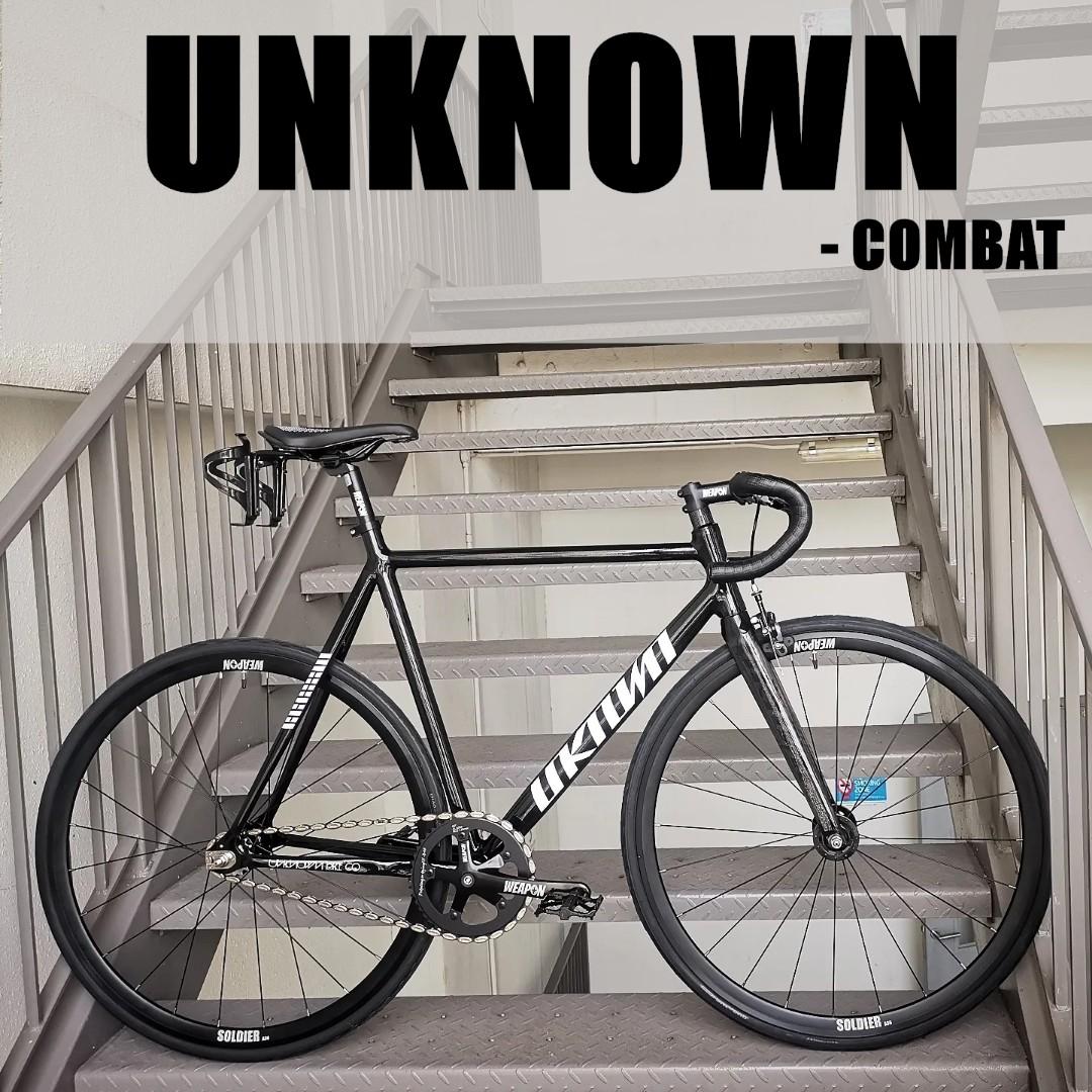 Unknown fixie bike / fixed gear bike / track bike - COMBAT - Frameset ...