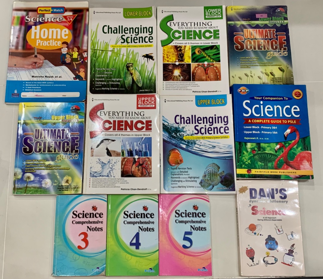 Science P3, P4, P5, P6 PSLE Primary Assessment books, Hobbies & Toys ...