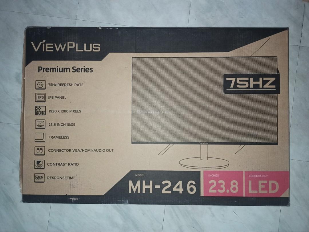 ViewPlus 24 inch 75 Hz Frameless Monitor, Computers & Tech, Parts ...