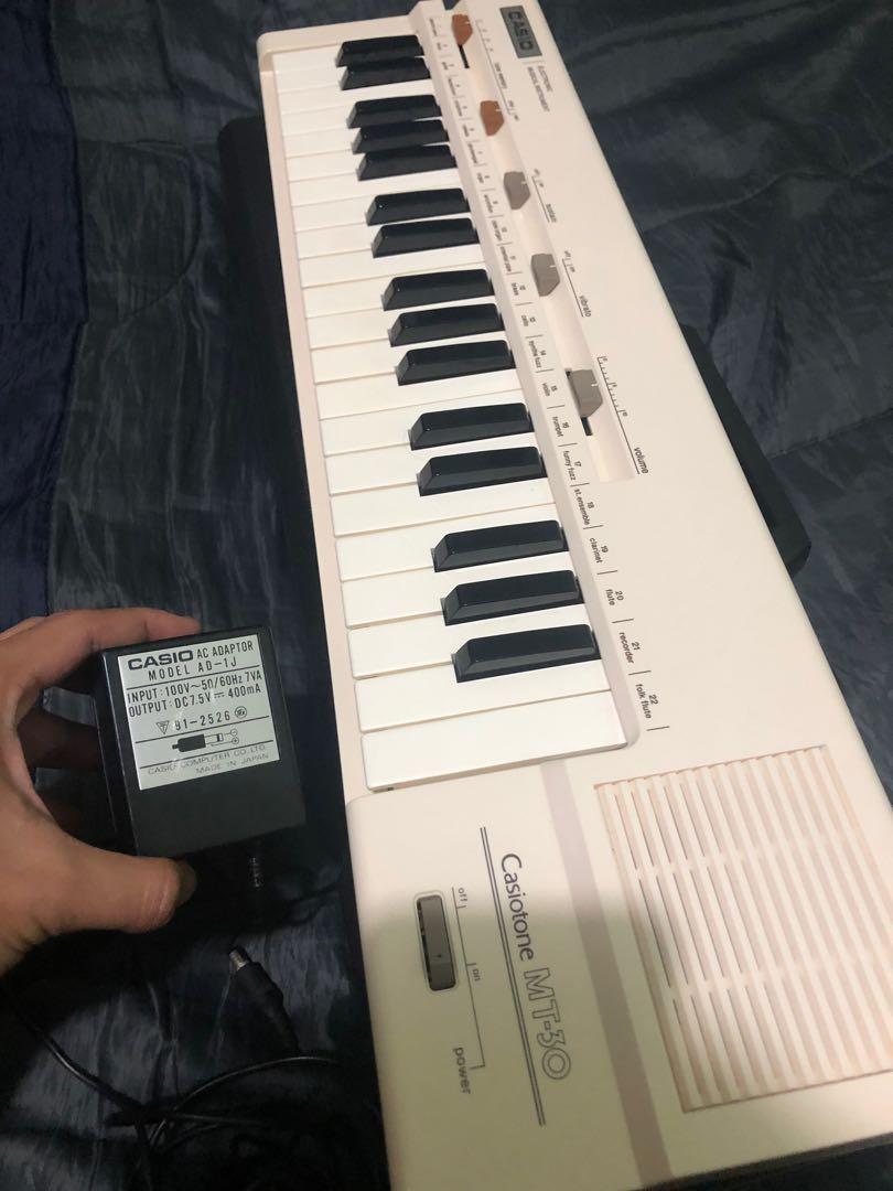 Vintage Casio MT-30 keyboard, Hobbies & Toys, Music & Media, Musical Instruments on Carousell