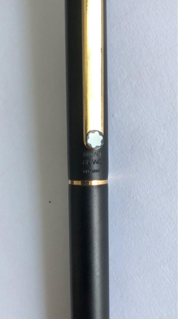 Vintage Montblanc S-line No. 2918 Black Ballpoint Pen [002], Luxury ...