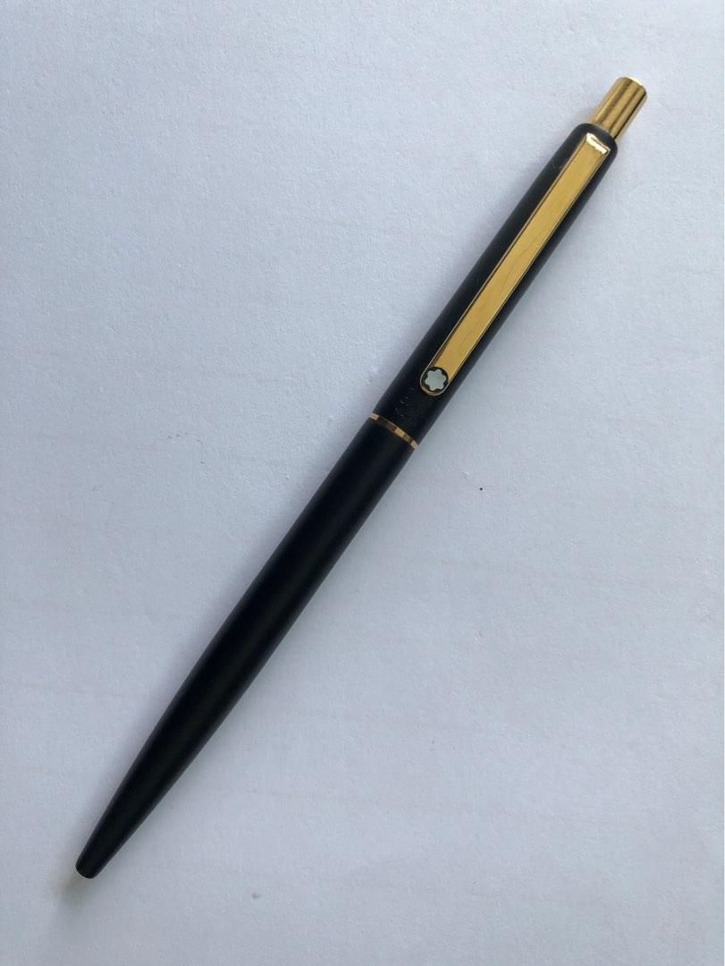 Vintage Montblanc S-line No. 2918 Black Ballpoint Pen [002], Luxury ...