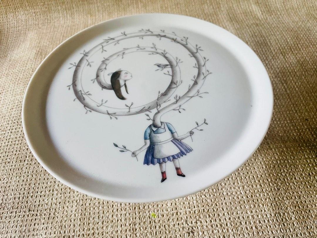 Vista Alegre Alice in Wonderland Dessert Cake Tray Porcelain, Furniture ...