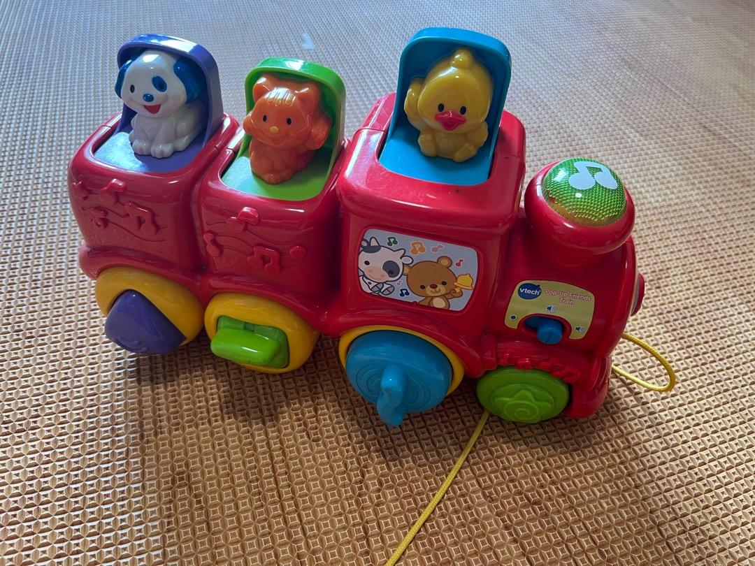Vtech Pop Up friends train, Babies & Kids, Infant Playtime on Carousell