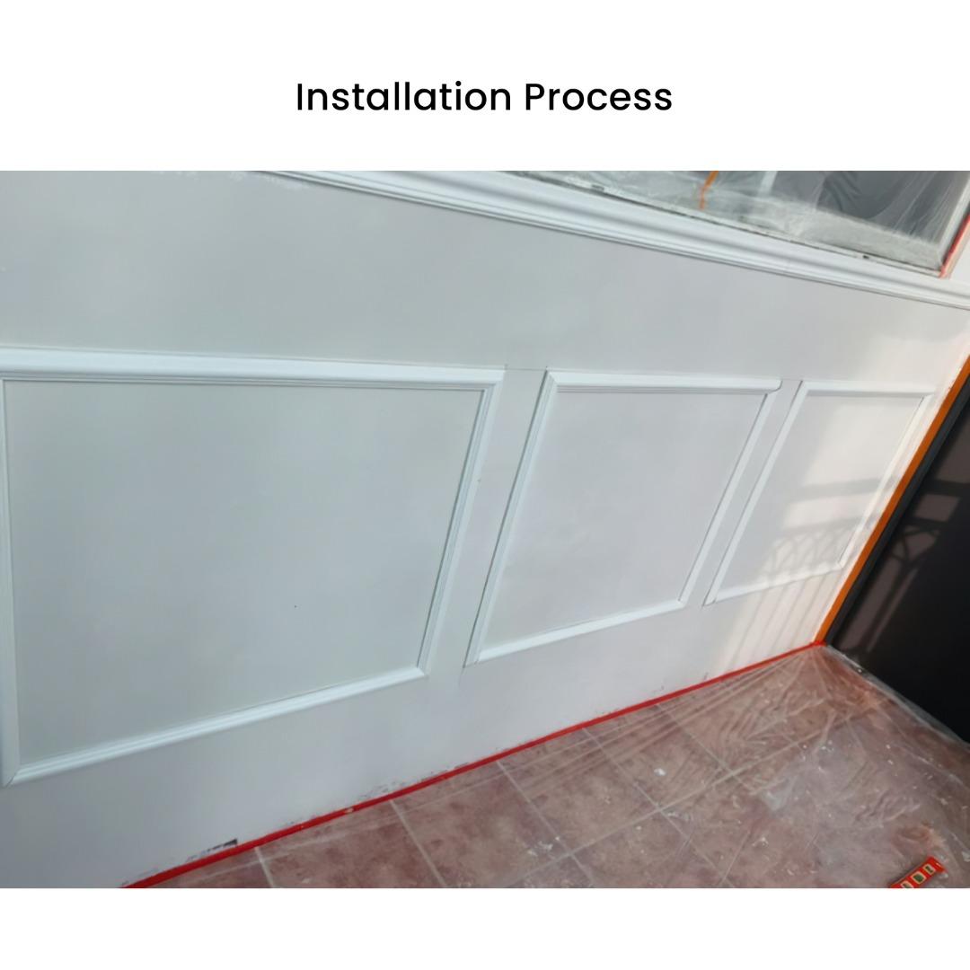 Wainscoting and Painting / Fluted Panel Painting / Wall Moulding ...