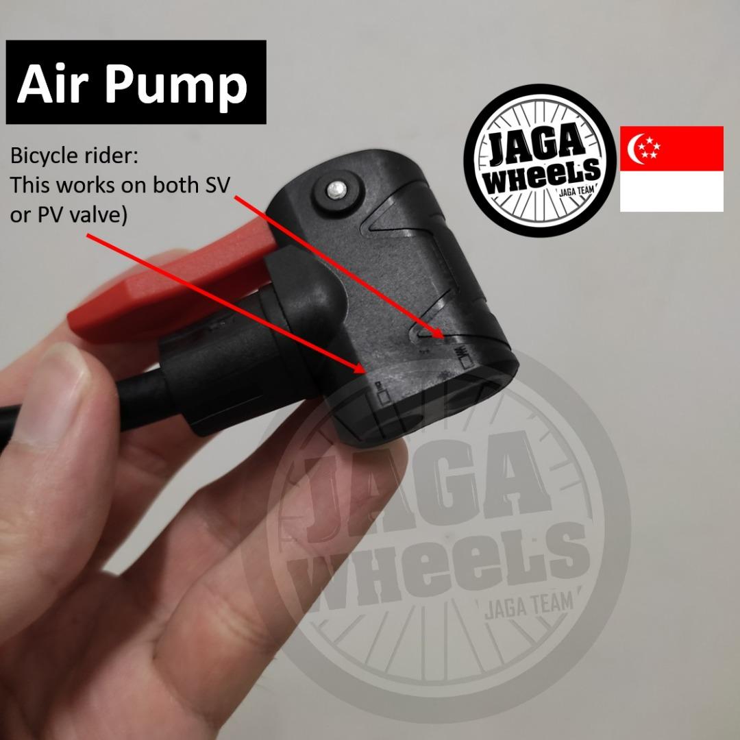 Wheel pump with meter, Sports Equipment, Bicycles & Parts, Parts ...