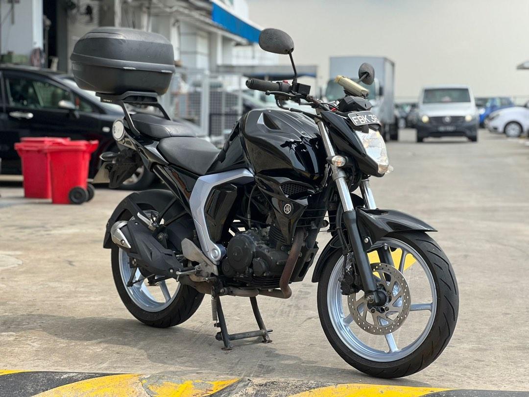 Yamaha FZN150 Coverset & Rims Spray Painting, Motorcycles, Motorcycle ...