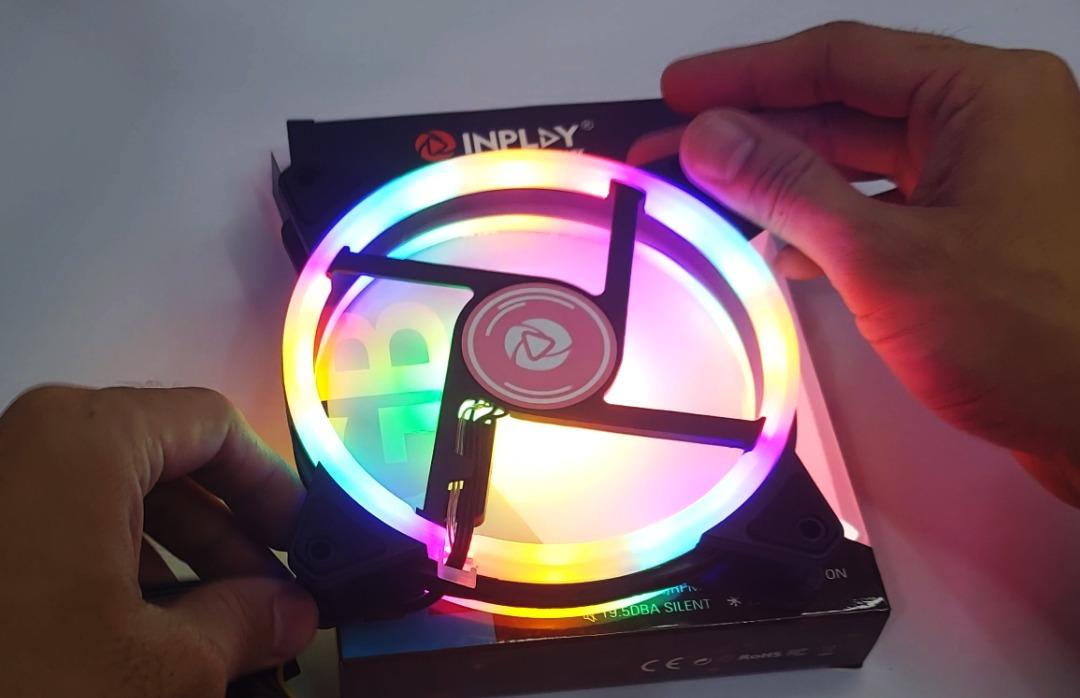 YGT M3 Gaming Case LED RGB Cool Lighting, Tempered Glass Side Panel ...