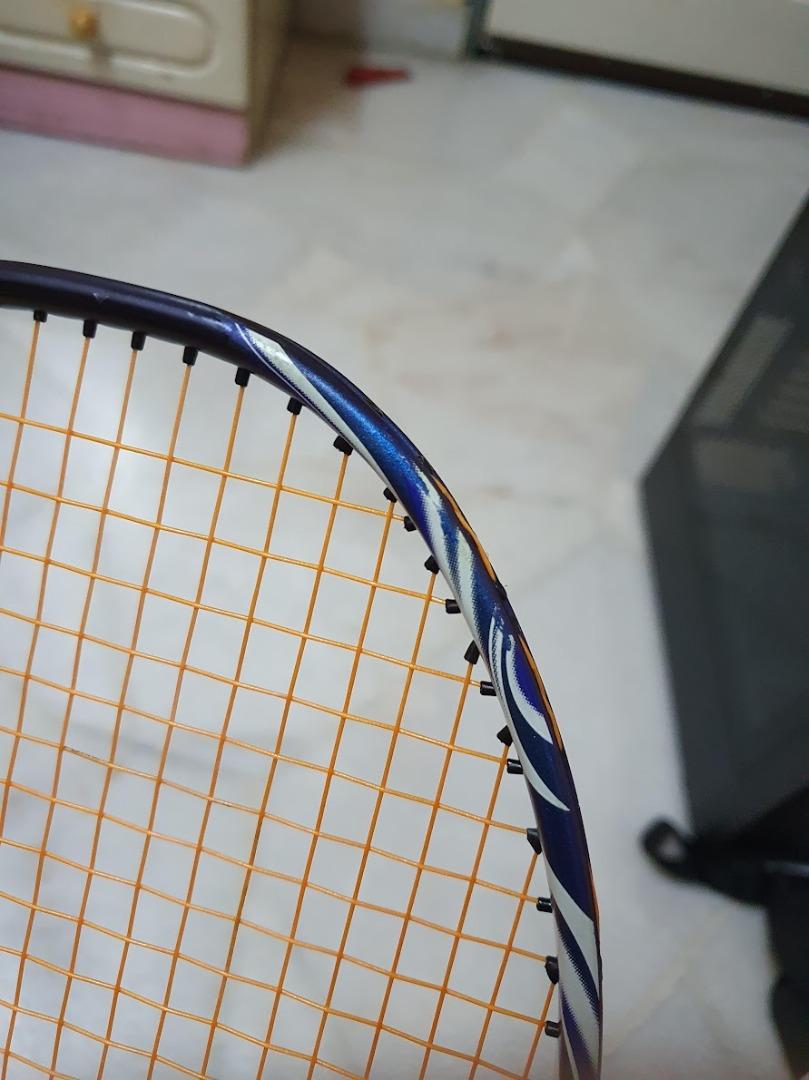 Yonex Astrox 100zz 4UG5 Navy Blue, Sports Equipment, Sports & Games ...