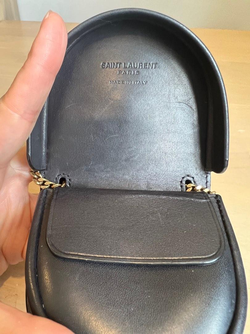 YSL small pouch on chain, Luxury, Bags & Wallets on Carousell