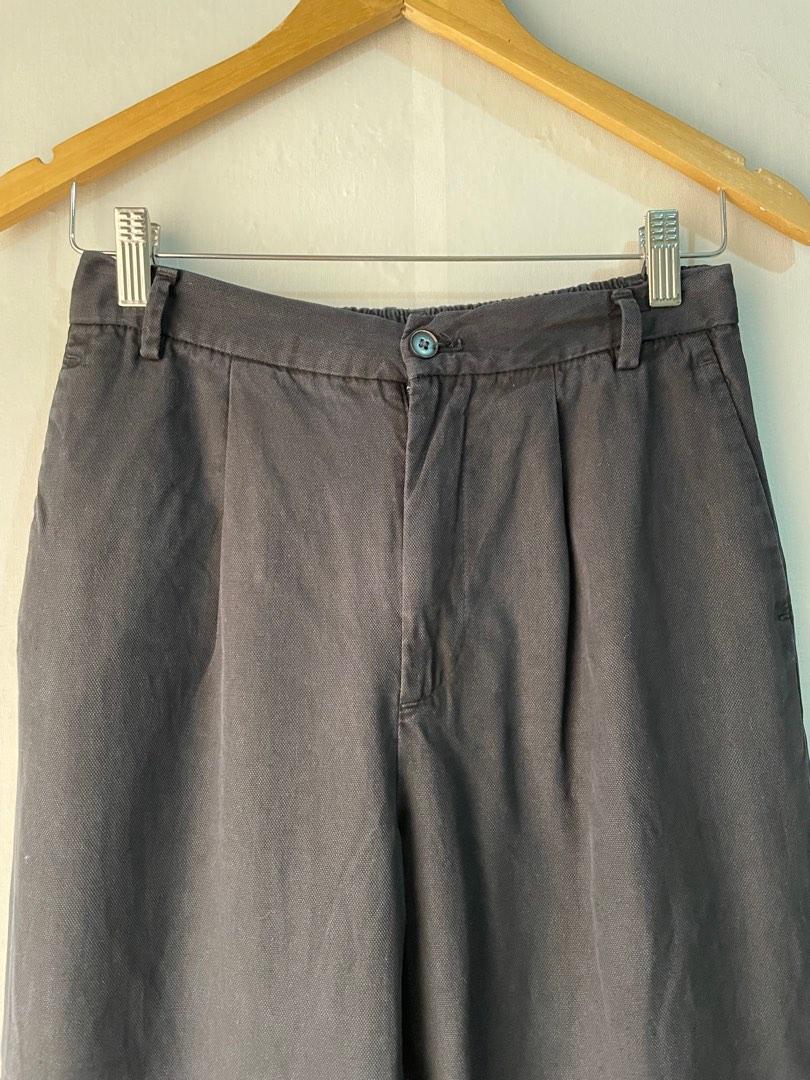Zara Black lInen ankle hw trouser, Women's Fashion, Bottoms, Other ...