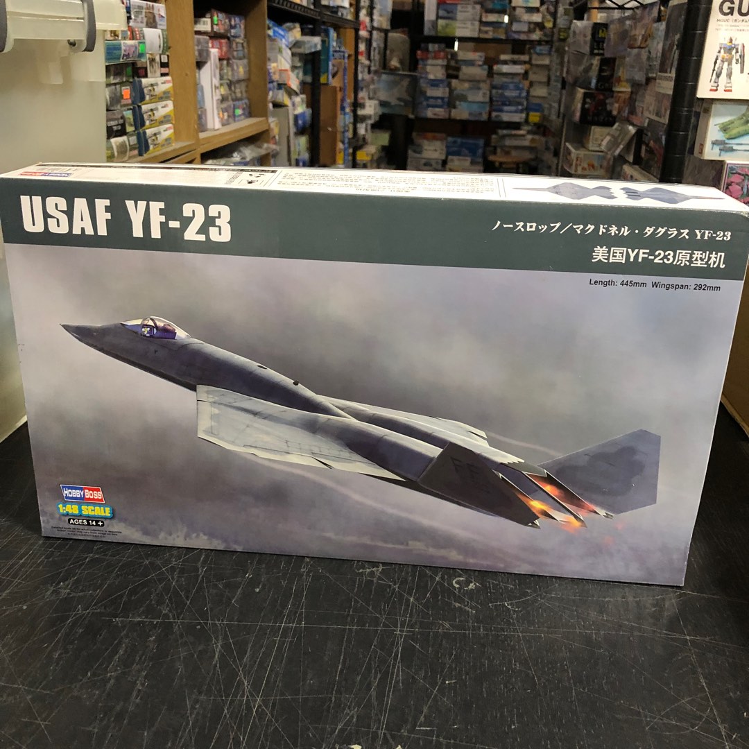 1/48 Hobby Boss USAF YF-23 Aircraft Model Kit, Hobbies & Toys, Toys ...