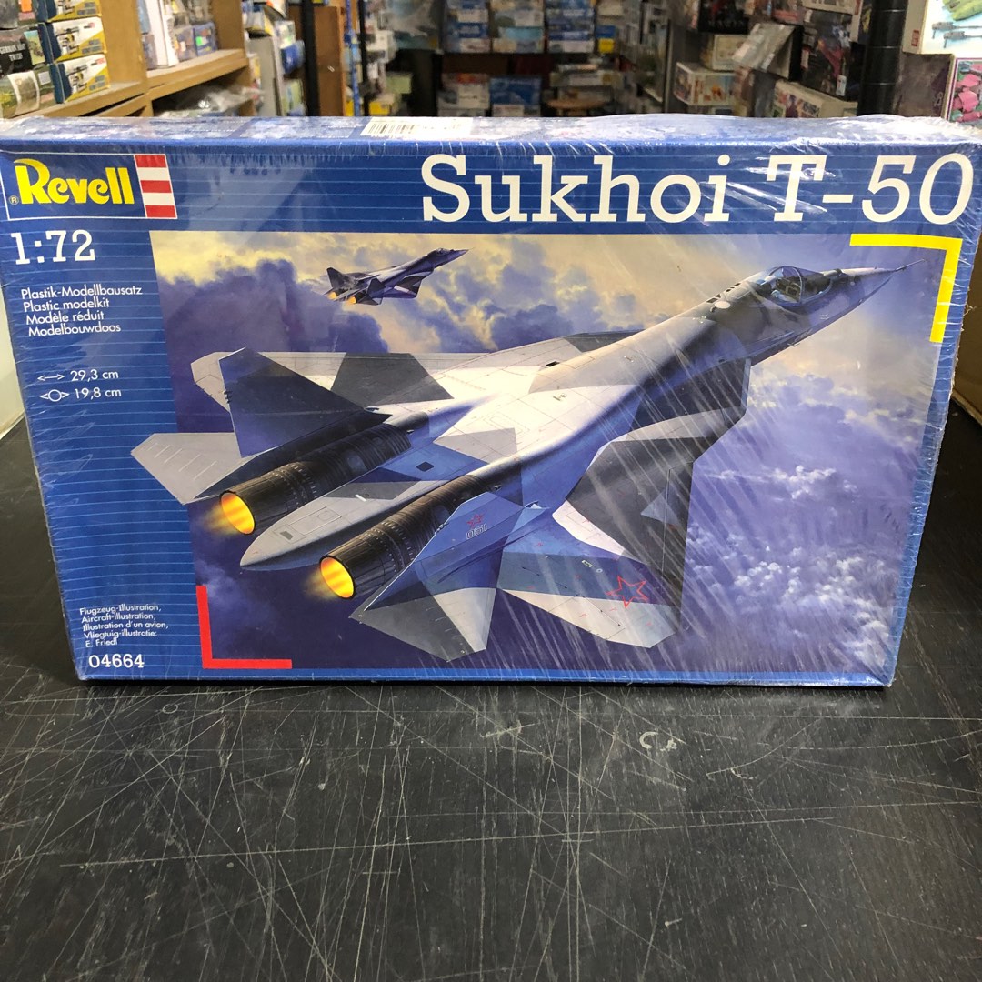1/73 Revell Sukhoi T-50 Model Kit, Hobbies & Toys, Toys & Games on ...
