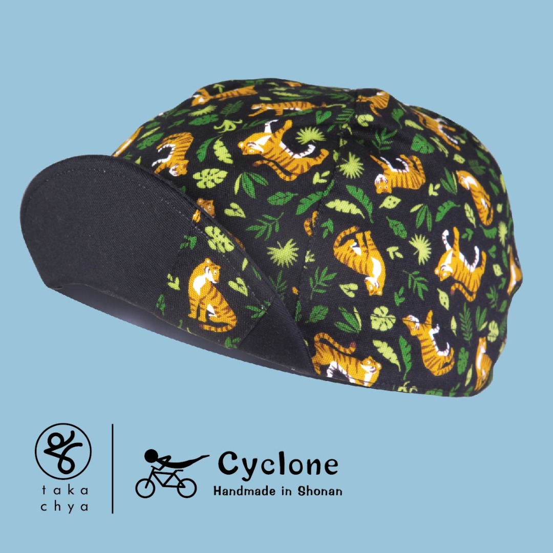 #406 - Tiger - Cyclone Chee Japanese Handmade Cycling Cap, Women's ...