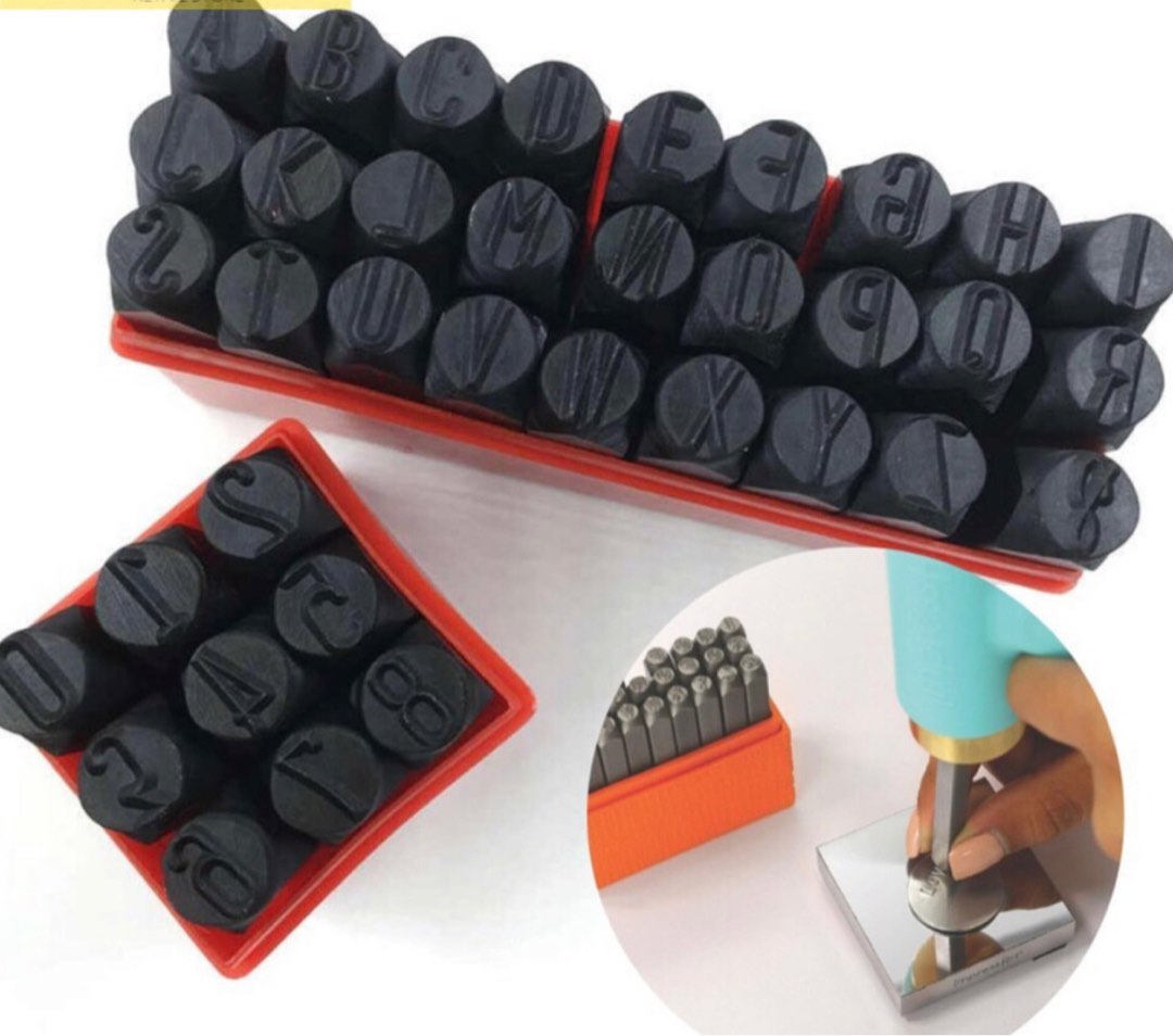 6mm Steel Metal Punching Set - Engrave (Alphabets & Letters), Furniture ...