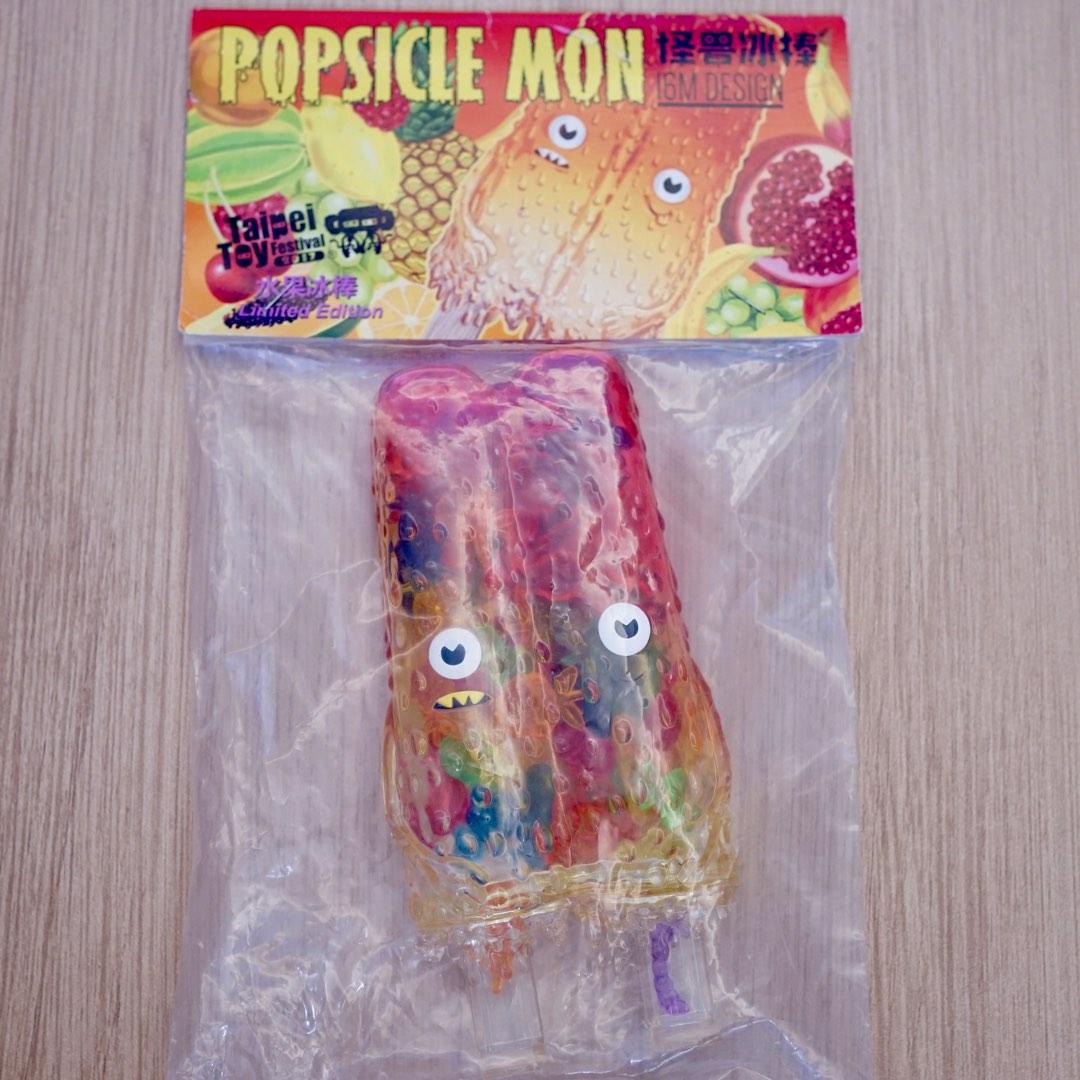[全新未開封] 16M Design POPSiCLE MON 透明彩色雜果賓治雪條 / 搪膠/ sofvi / sofubi / sofbi / designer toys, 興趣及遊戲 ...