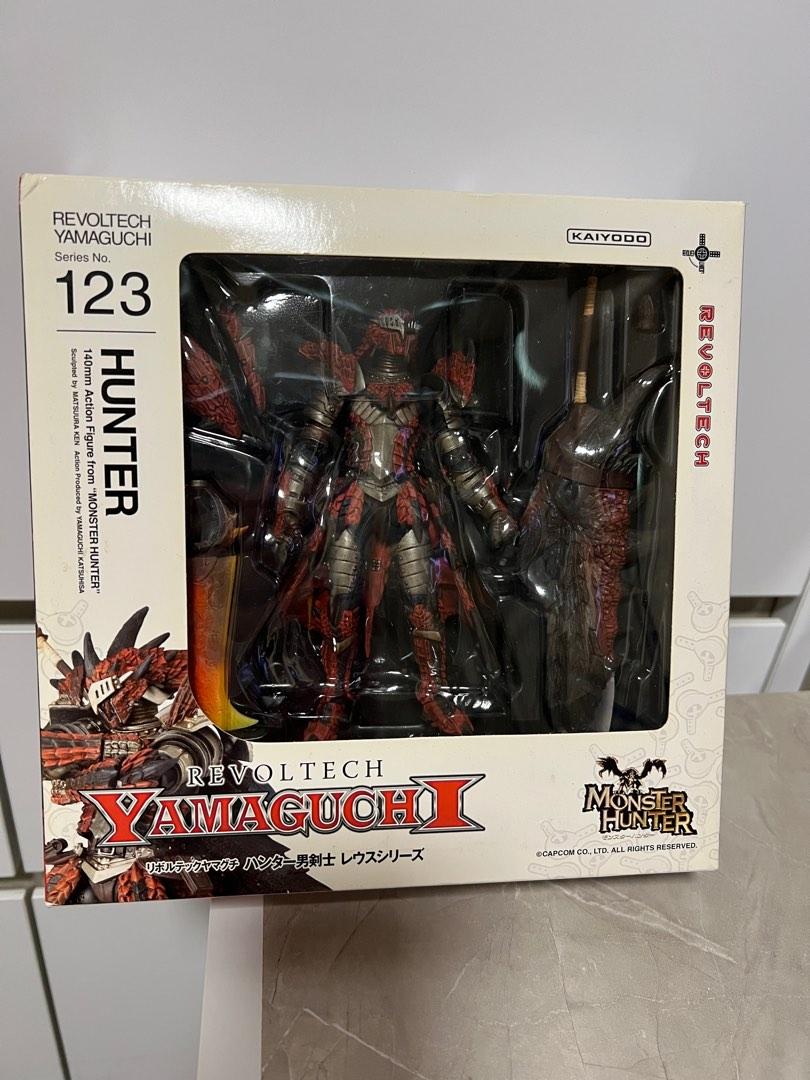 海洋堂 山口式 Revoltech Monster Hunter 魔物獵人 雄火龍裝 男獵人 劍士, 興趣及遊戲, 玩具 & 遊戲類 ...