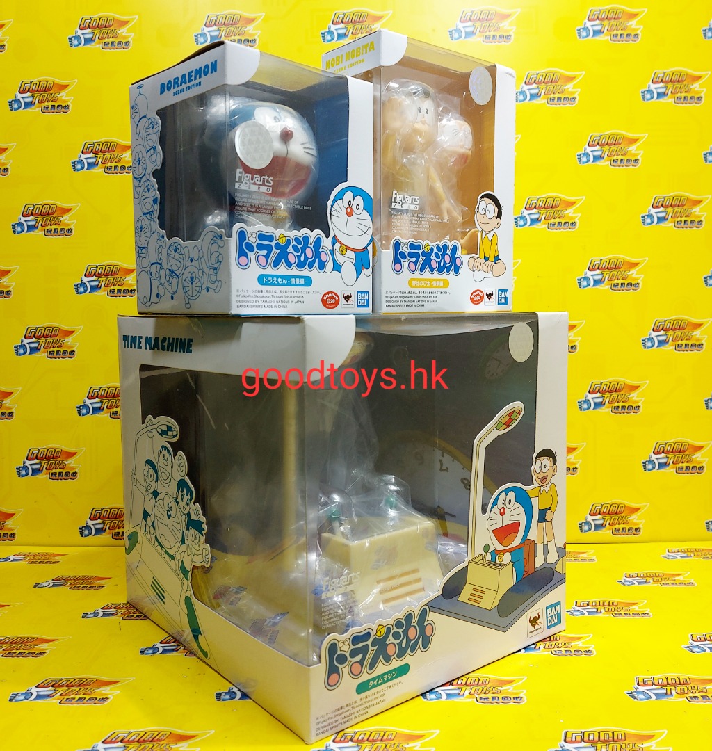 中古已開封 BANDAI FIGUARTS ZERO 叮噹 多啦A夢 DORAEMON NOBI NOBITA 大雄 TIME MACHINE ...