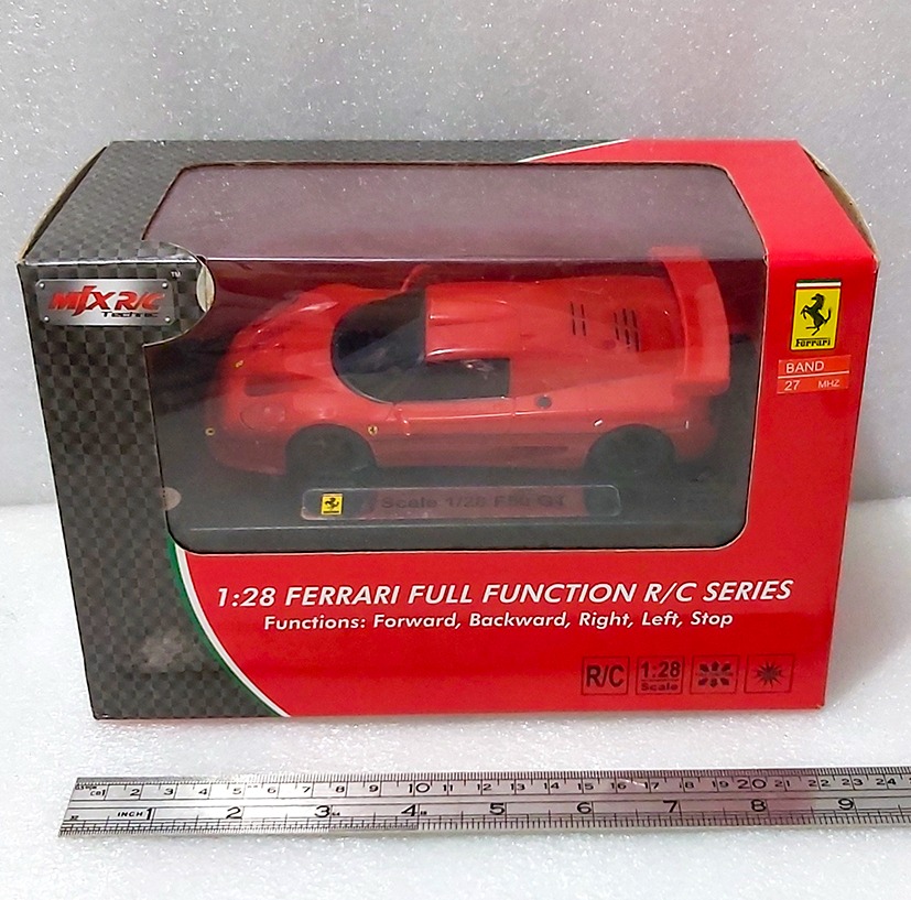 二手 MJX R/C 1/28 Ferrari F50 GT 法拉利 遙控 搖控 車（請留意內容）, 興趣及遊戲, 玩具 & 遊戲類 - Carousell