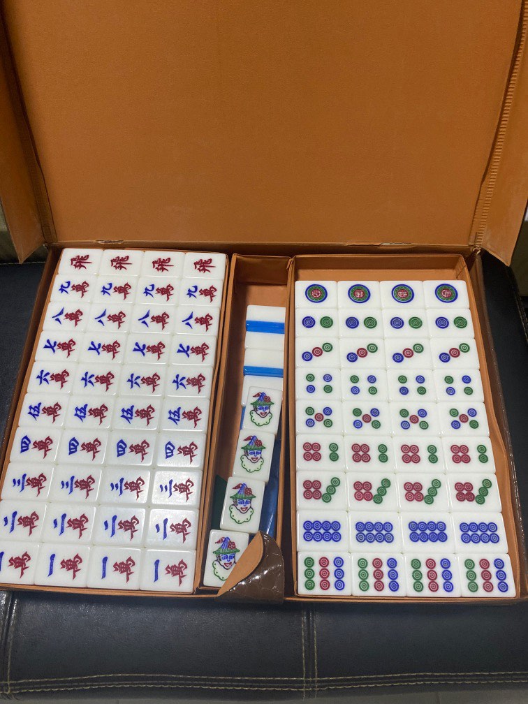 A2 Mahjong blue surface , Everything Else on Carousell