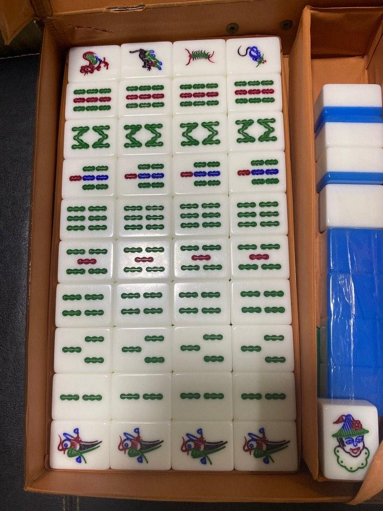 A2 Mahjong blue surface , Everything Else on Carousell