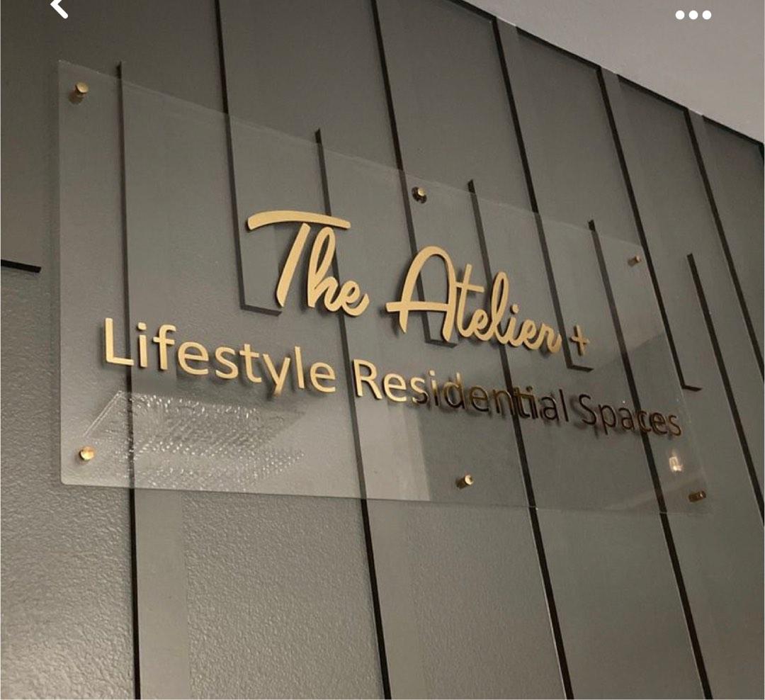 Acrylic Signage Design, Furniture & Home Living, Home Decor, Wall Decor ...