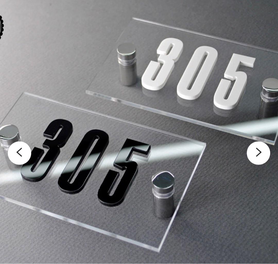 Acrylic Signage Design, Furniture & Home Living, Home Decor, Wall Decor ...