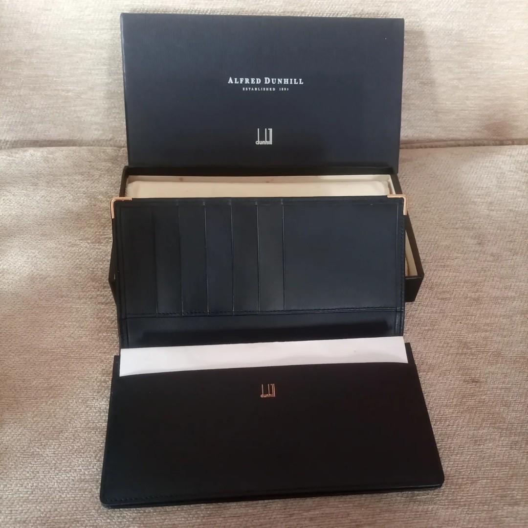 Alfred dunhill black oxford long wallet, Barang Mewah, Tas & Dompet di ...