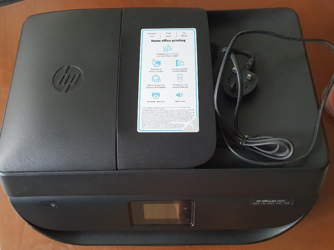 All-in-one HP Officejet 4650, Computers & Tech, Printers, Scanners ...