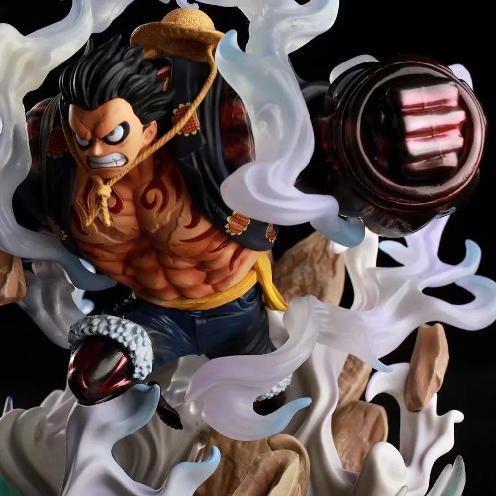 Anime One Piece Monkey D Luffy Gear 4 action figure big luffy pvc model ...