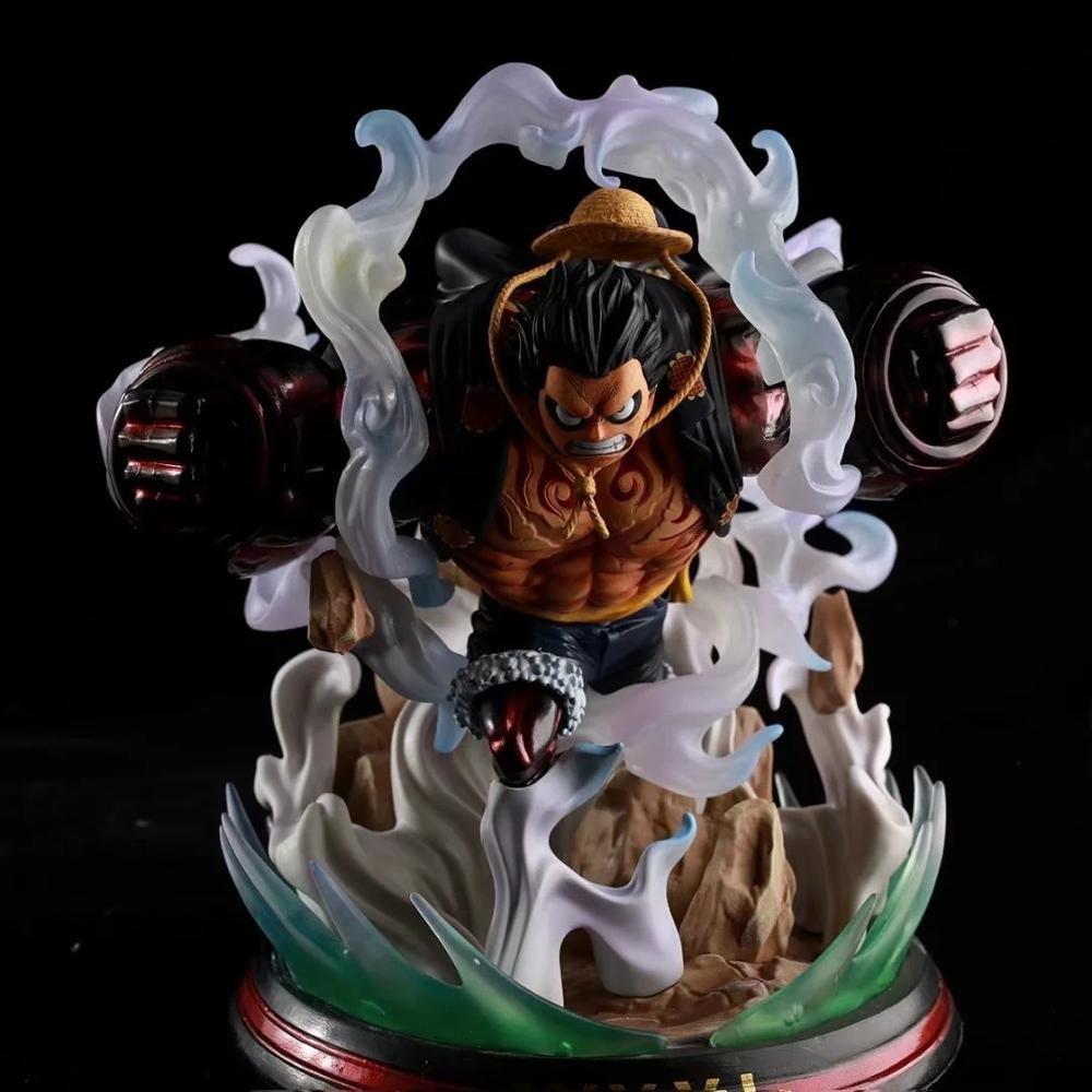 Anime One Piece Monkey D Luffy Gear 4 action figure big luffy pvc model ...
