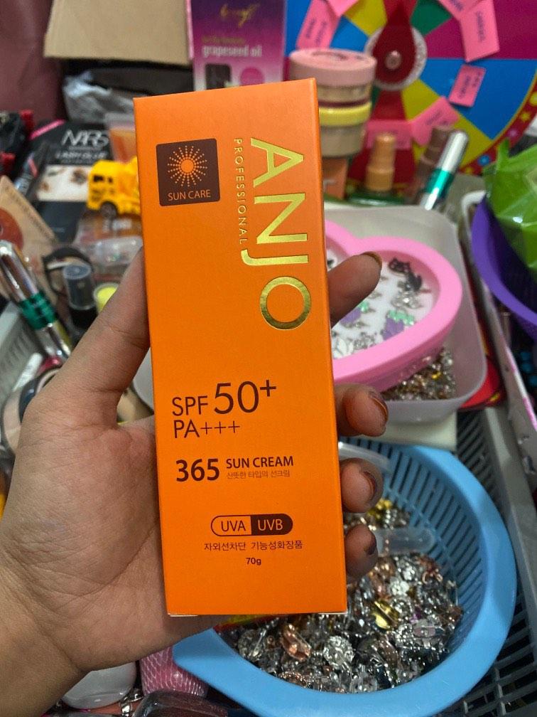 Anjo Professional Sun Cream SPF PA+++, Beauty & Personal Care, Face ...