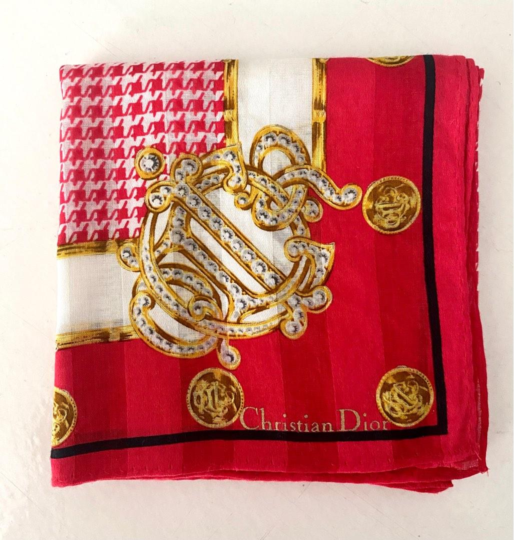 Authentic Christian Dior Scarf, Luxury, Accessories on Carousell