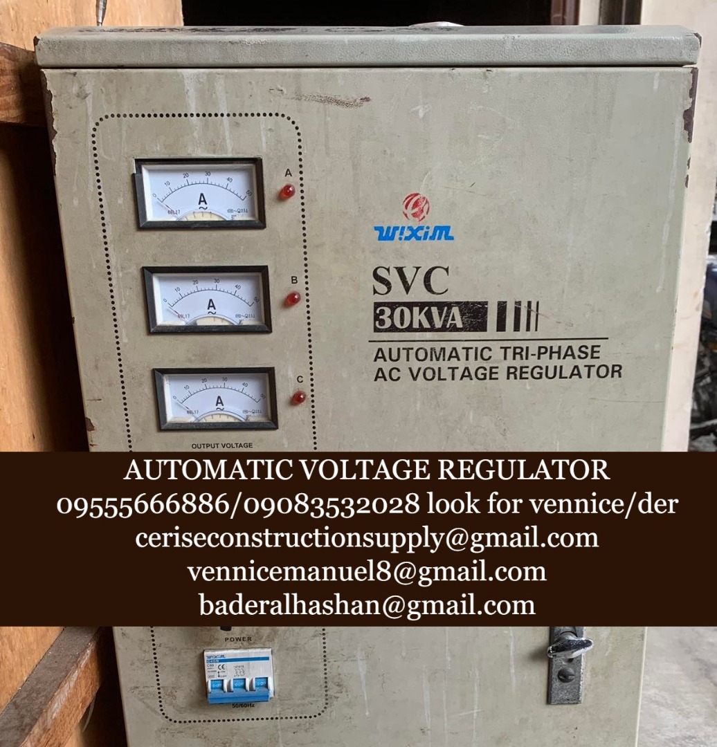 Automatic voltage regulator, Commercial & Industrial, Construction ...
