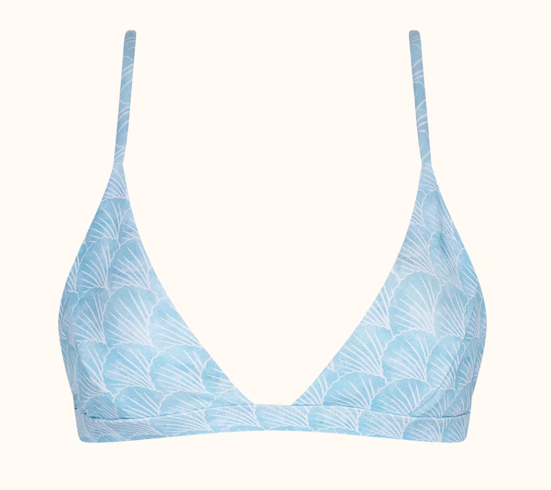 Bay scallop - triangle cross back bikini top, Women's Fashion, Swimwear ...