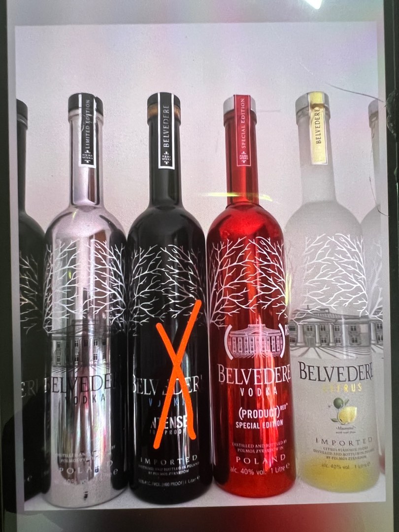 Belvedere Vodka, Food & Drinks, Local Eats on Carousell