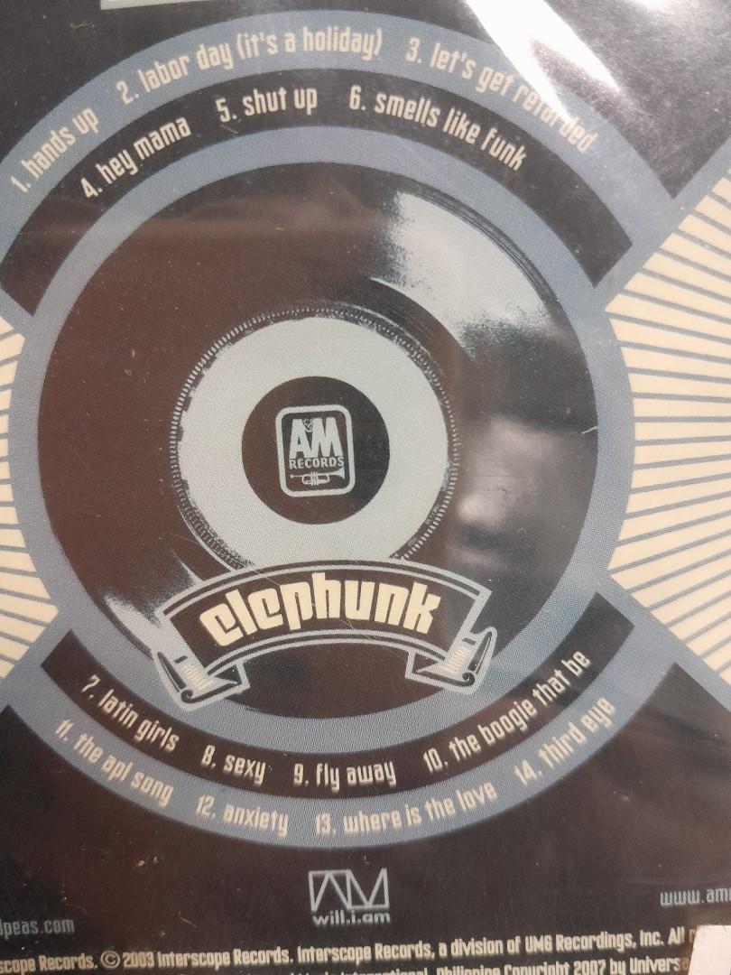 Black eyed peas (elephunk) CD, Hobbies & Toys, Music & Media, CDs ...