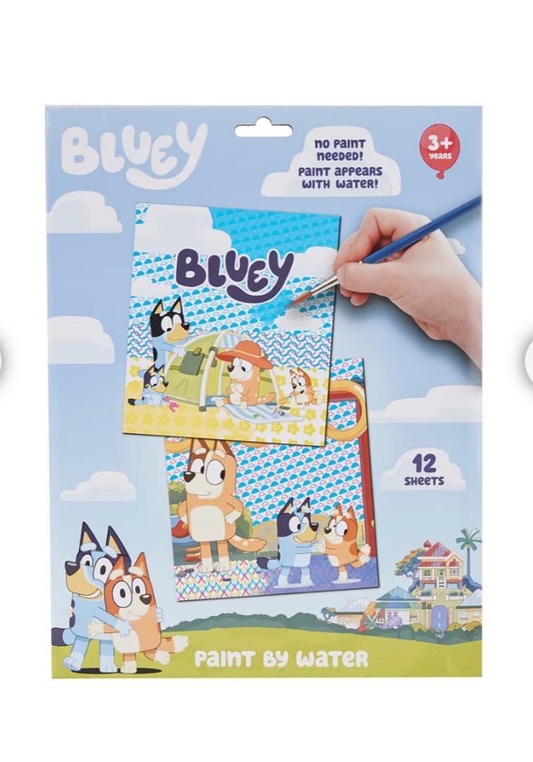 Bluey Paint by Water Activity Set, Hobbies & Toys, Stationary & Craft ...