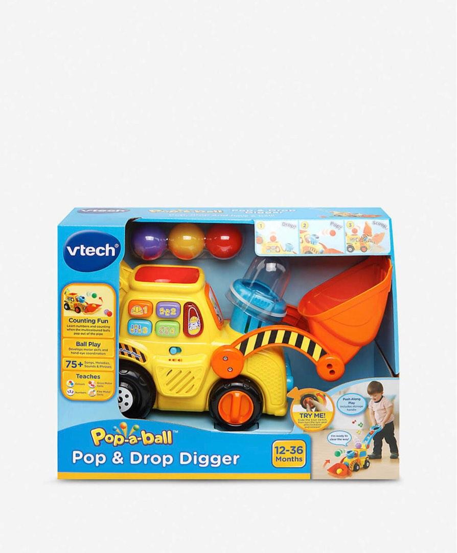 BNIB Vtech Pop & Drop Digger, Babies & Kids, Infant Playtime on Carousell