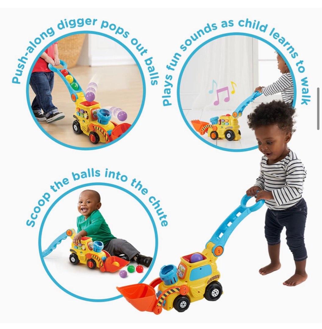 BNIB Vtech Pop & Drop Digger, Babies & Kids, Infant Playtime on Carousell